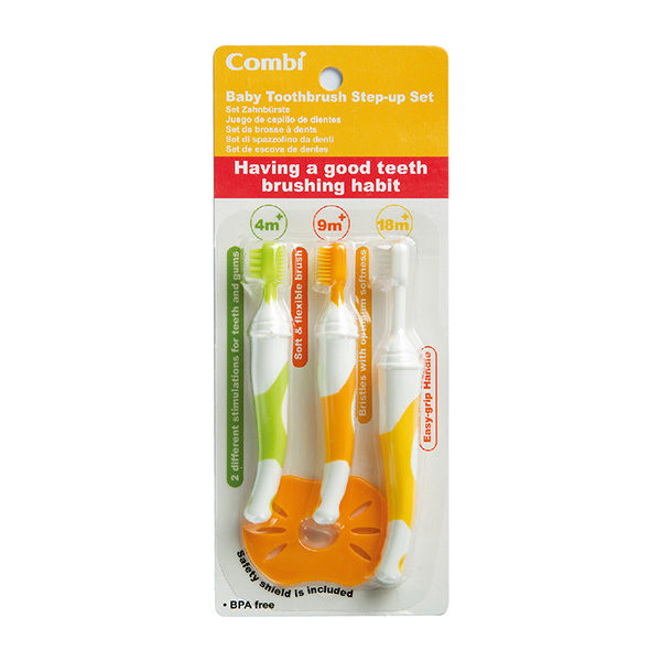 Combi Baby Toothbrush Set – Moms World Philippines